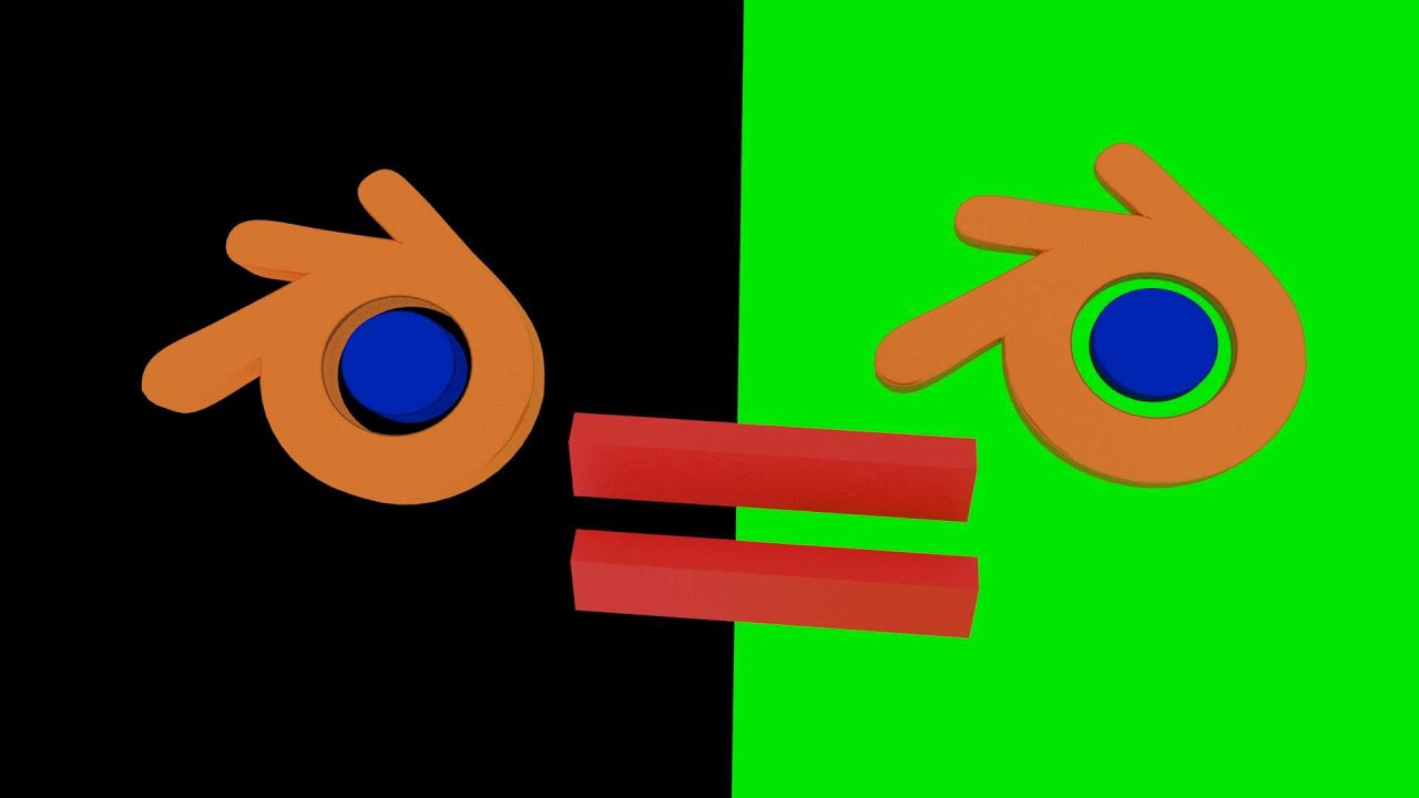 how to create a green screen animation the ULTIMATE way in blender 2.92 ...