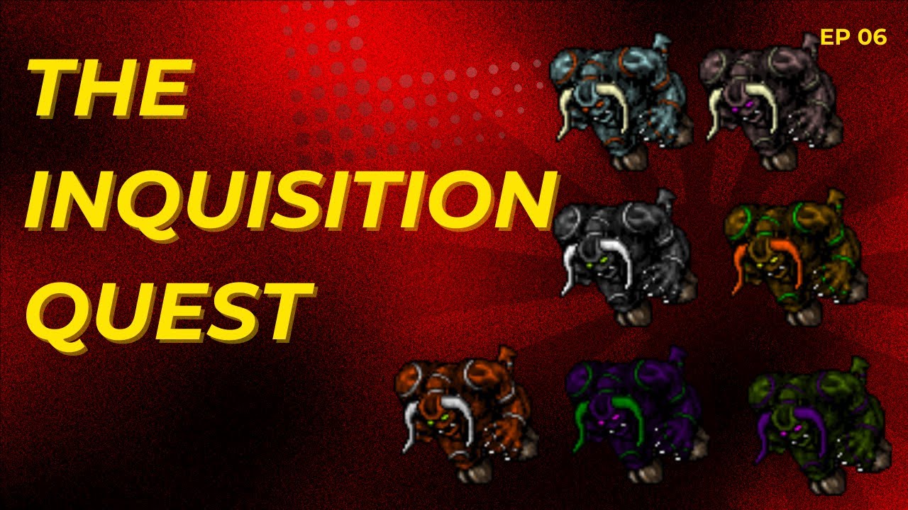 TIBIA | PROJETO EK DO ZERO: THE INQUISITION QUEST #006 - YouTube