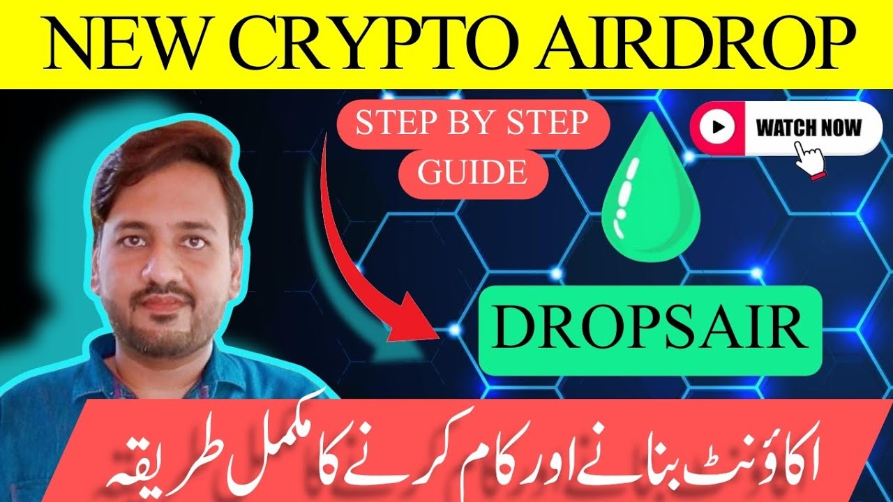 How to work and create account on dropsair? New Crypto Airdrop | Step by Step guide | CryptoTech ...