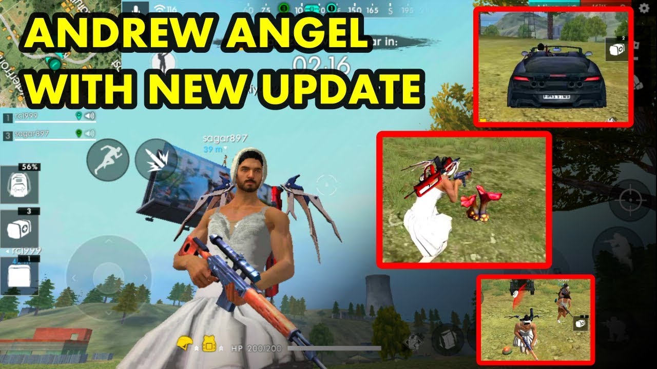 Andrew Angel Free Fire New Update - The Real पापा का परा 😂 - YouTube