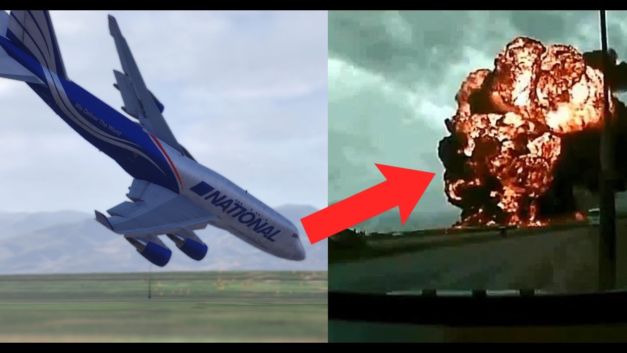 Loose Cargo Causes 747 to Crash in Afghanistan - YouTube