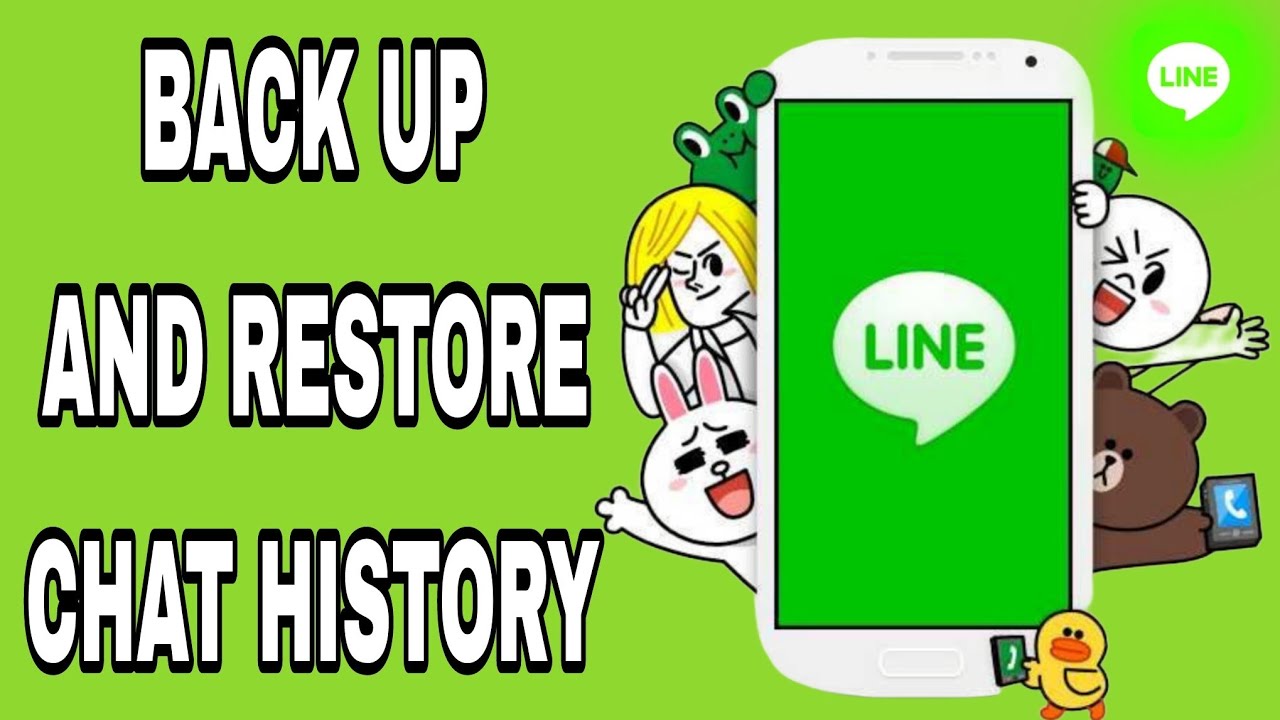How To Back Up And Restore Chat History On Line App - YouTube