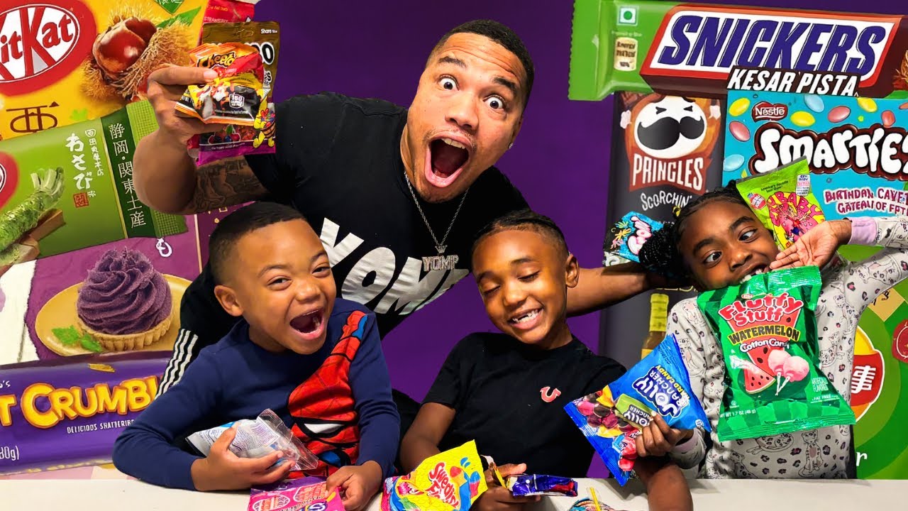 SNACK GRAB CHALLENGE - YouTube