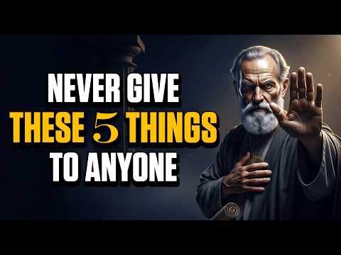 5 Things You Should NEVER Give People (Even If They Ask) | Stoicism