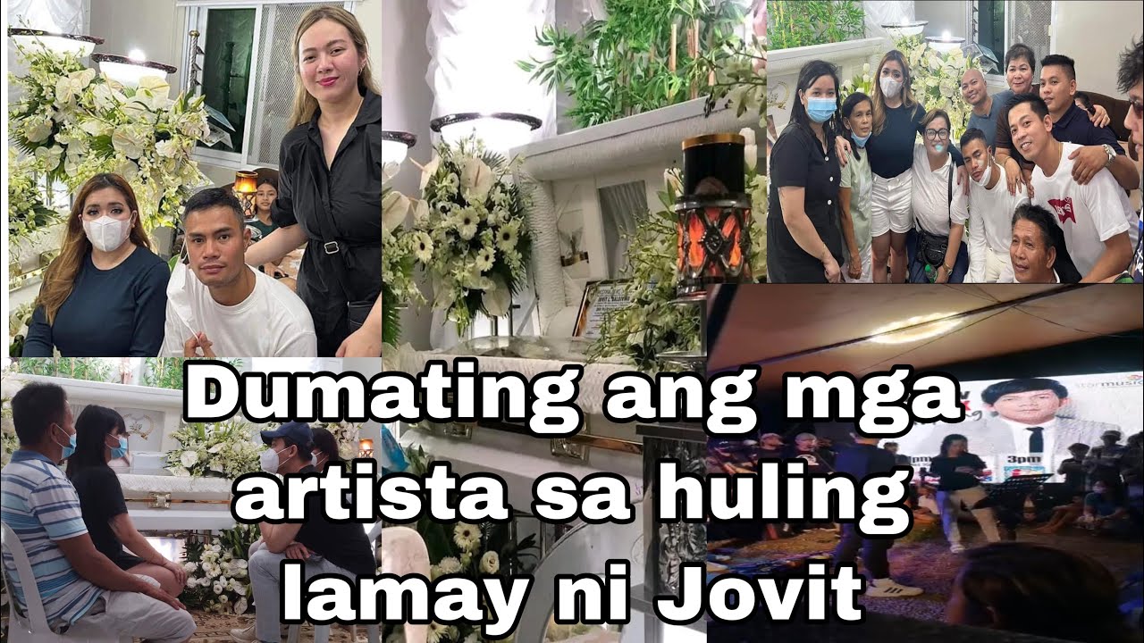 DUMATING ANG MGA ARTISTA SA HULING LAMAY NI JOVIT! #short #jovit - YouTube