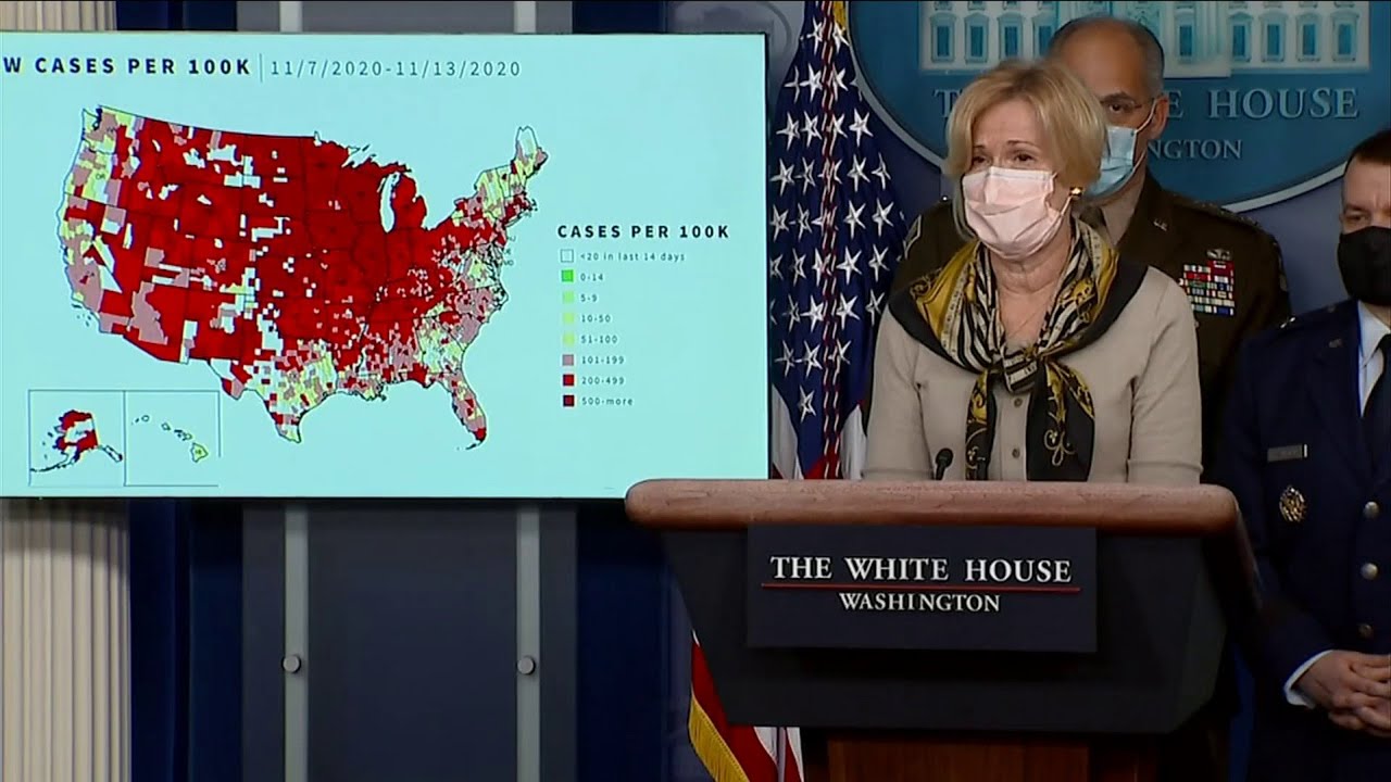 White House Coronavirus Task Force gives briefing on new wave of cases ...