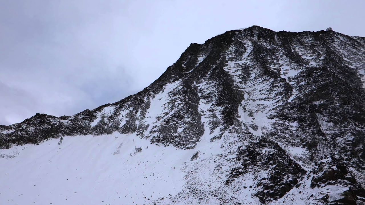 360 bivouac area above Refuge de Tête Rousse, Mont Blanc massif ...