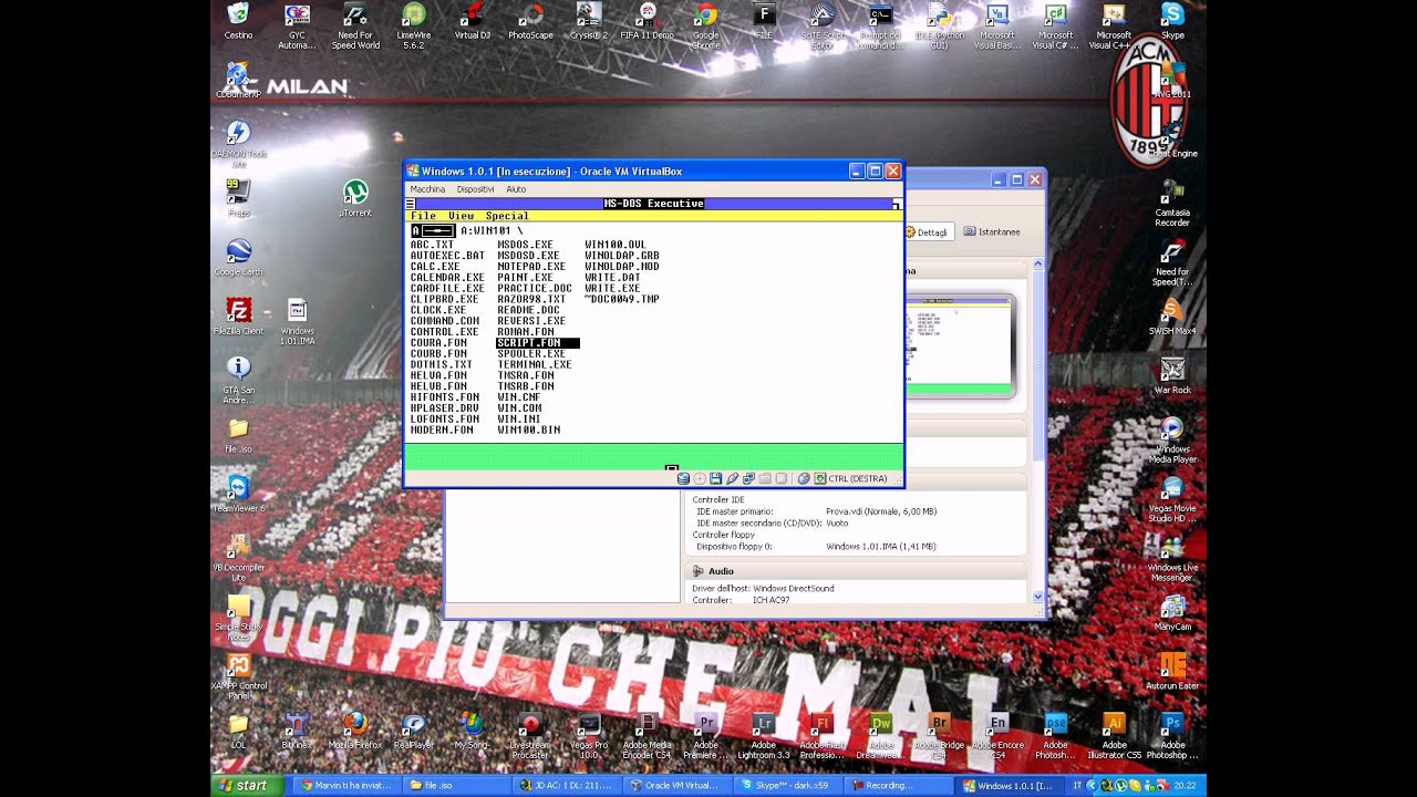 Installare Windows 1.0.1 su VirtualBox - YouTube