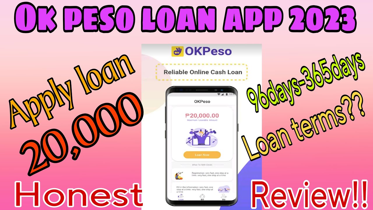 OK Peso lending app || pwedeng umutang hanggang 20,000?? || Ok peso ...