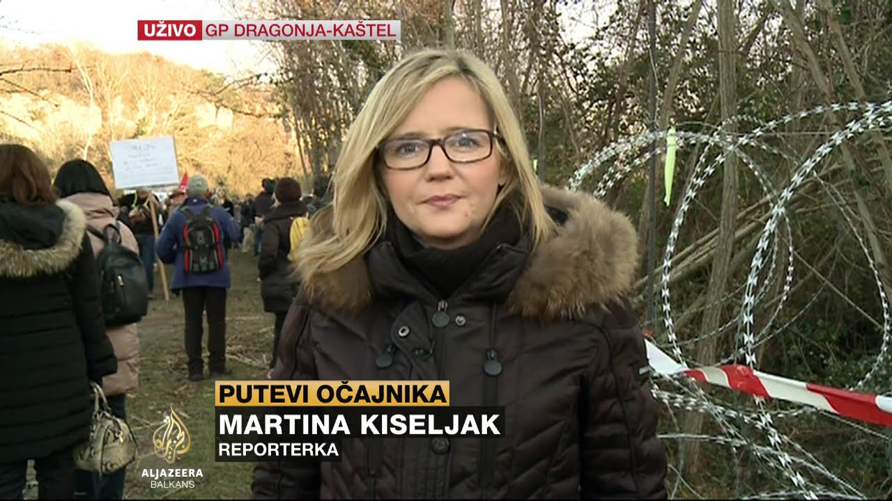 Kiseljak o protestu protiv žice na granici Slovenije i Hrvatske - YouTube