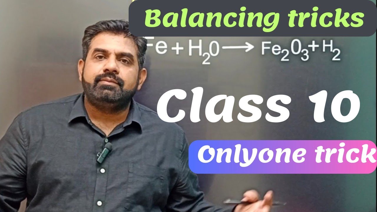 Balancing chemical equations| Balancing class 10 | Balancing| class 10 ...