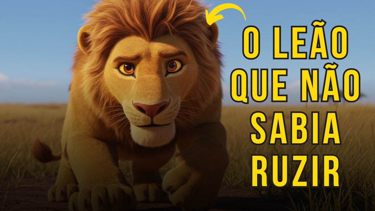 O LEÃO QUE NÃO SABIA RUGIR - HISTÓRIA INFANTIL - #históriasinfantis # ...