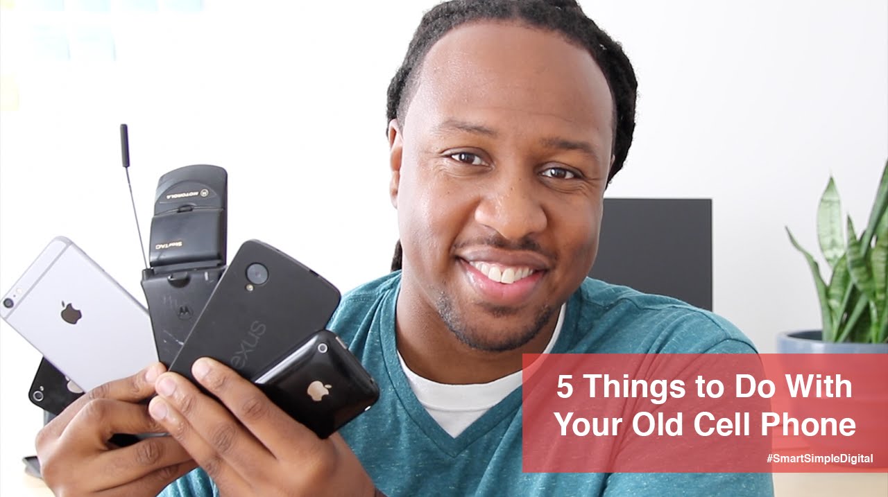 4 Ways to Repurpose Your Old Cellphones - YouTube