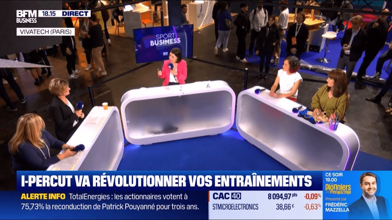 I-Percut sur le plateau de BFM Sport Business à Vivatech - YouTube