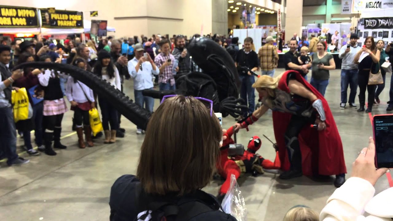Reno Comic Con 2014 - Alien vs. Deadpool with an assist from Thor ...