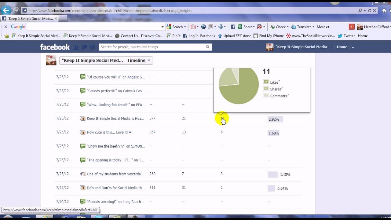 Looking At The Overview Tab On Your Facebook Business Page - INSIGHTS ...