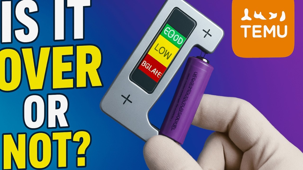 Temu Haul Review Battery Tester - This Cheap Gadget Shows If Your ...