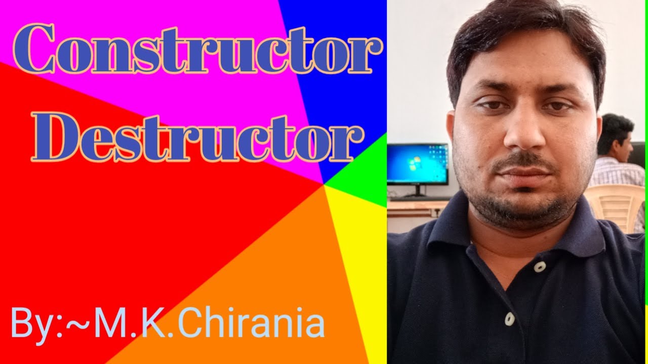Constructor In C Copy Constructor Dynamic Initialization Of Object Destructor Hindi