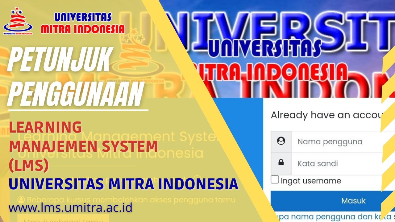 Tutorial Learning Management System ( LMS ) Universitas Mitra Indonesia ...