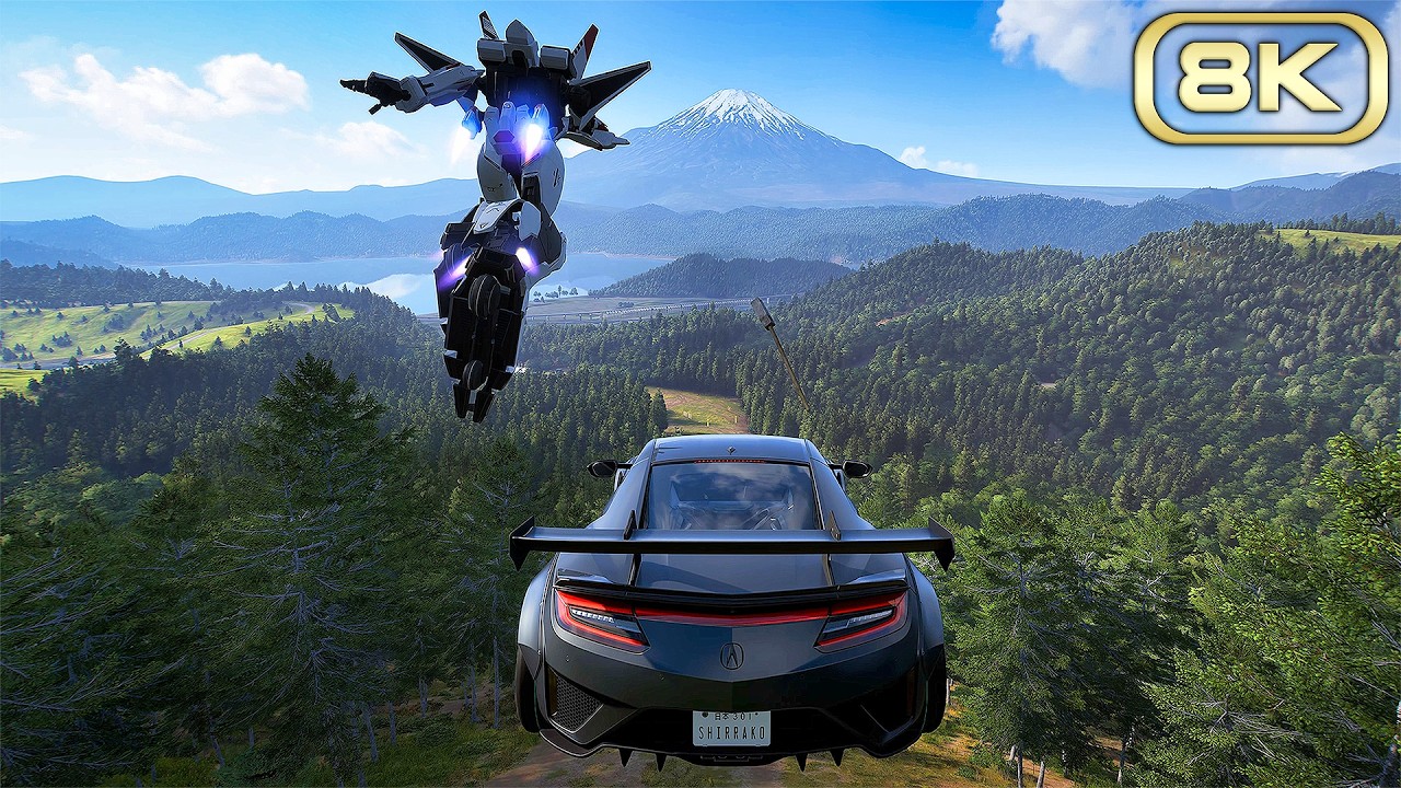 Forza Horizon 6 - Gundam Mech Race Gameplay (8K 60FPS) - YouTube