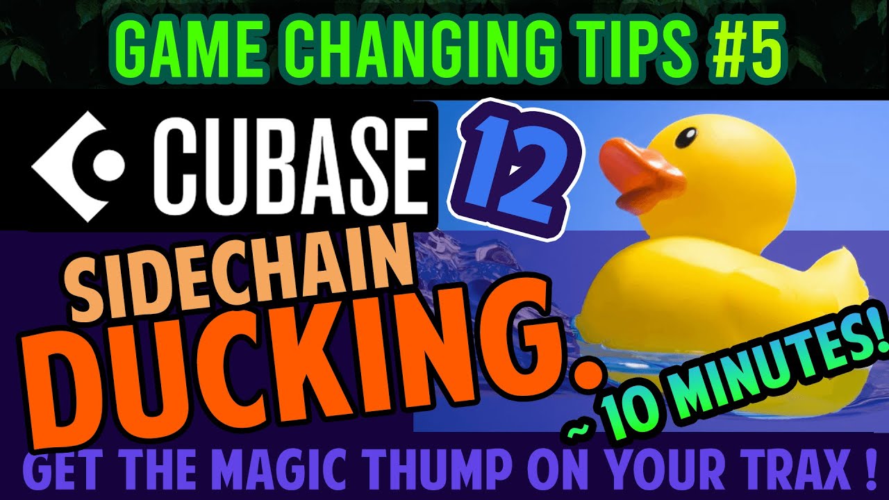 CUBASE TIPS #5 - SIDECHAIN DUCKING - make your track THUMP MORE! - YouTube