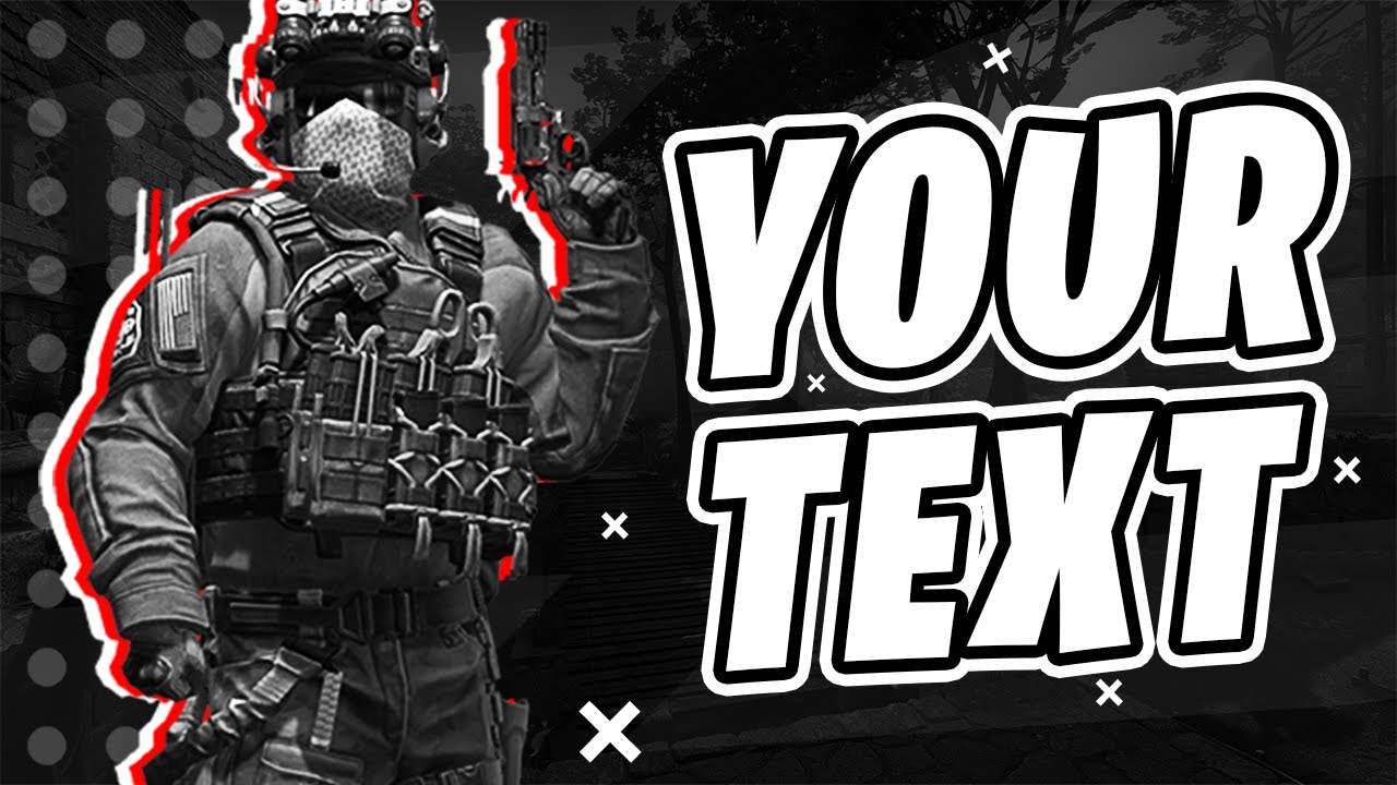 CS:GO Photoshop Thumbnail Template #2 (Free PSD) - YouTube