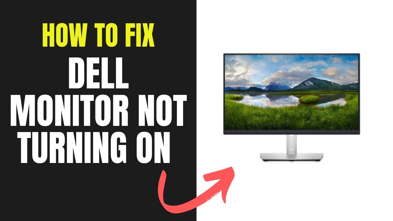 DELL Monitor Not Turning On - How To Fix - YouTube