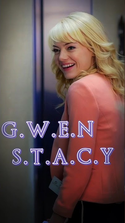 Gwenstacy Theamazingspiderman Emmastone Marveledits Spiderman