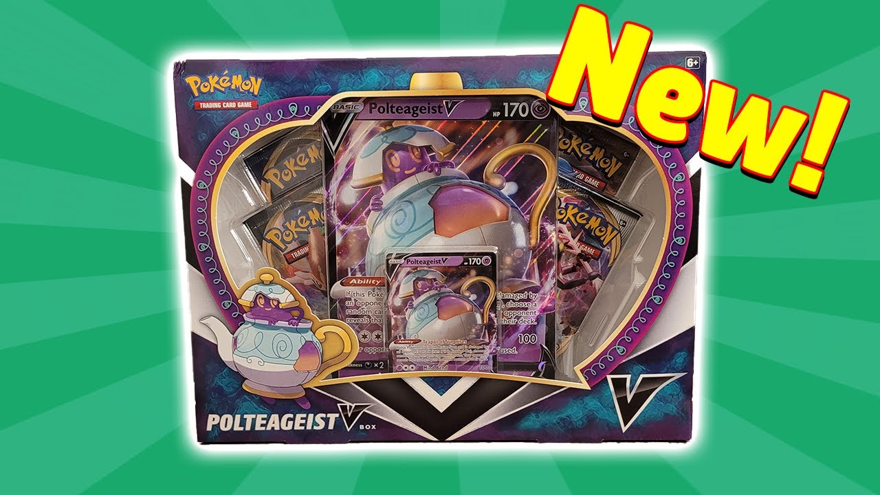 Polteageist V Box Opening!! (MY BEST PULLS YET) - Pokemon TCG - YouTube