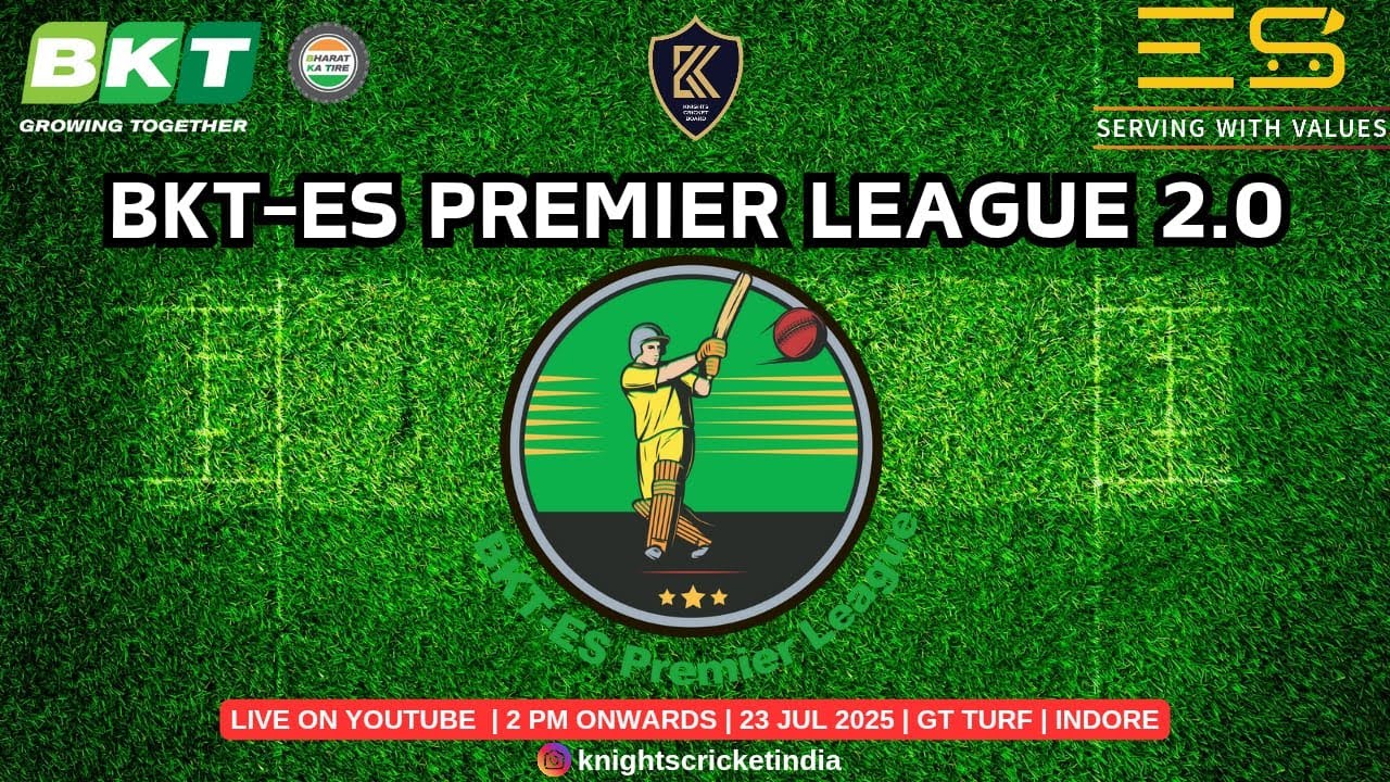 BKT-ES PREMIER LEAGUE 2.0 | 23RD JULY 2025 | GT TURF, INDORE Managed by ...