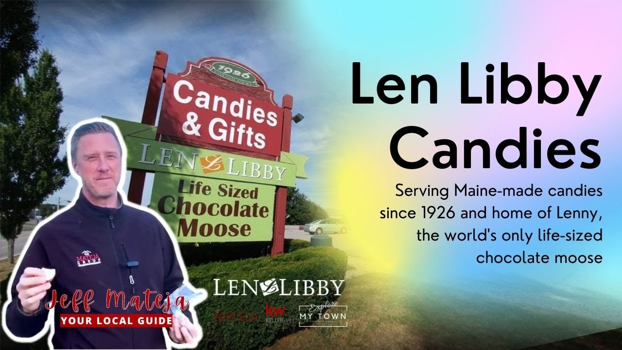 Len Libby Candies - Home of the Life Size Chocolate Moose in Scarborough, Maine - YouTube