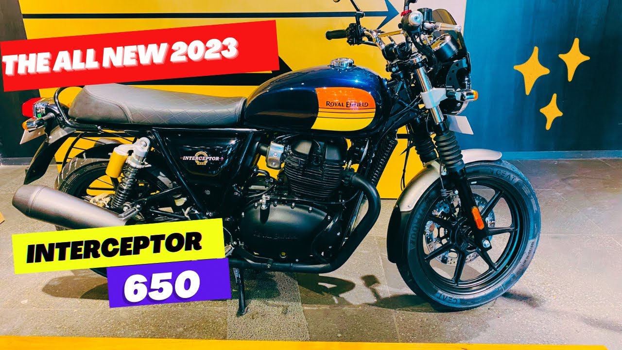 Royal Enfield Interceptor 650 Barcelona Blue 2023 Edition Look - YouTube