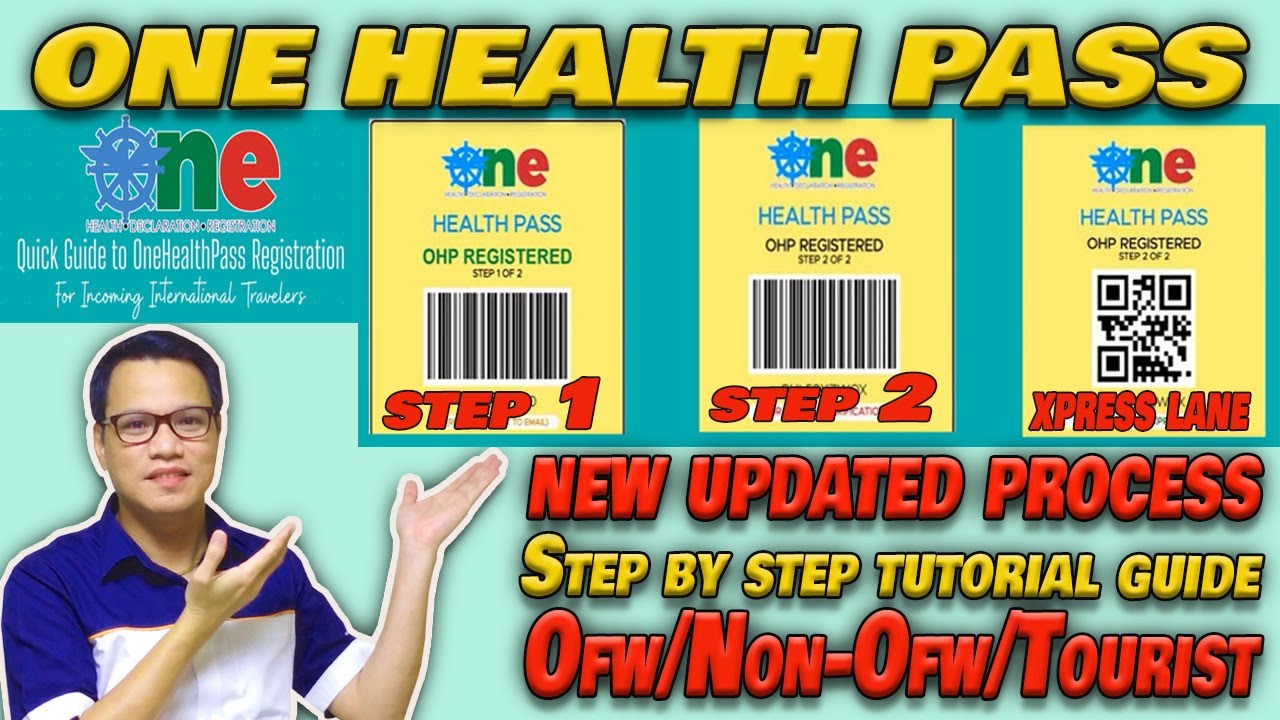 🔴One Health Pass Registration_ New Updated Process_ Step by Step ...