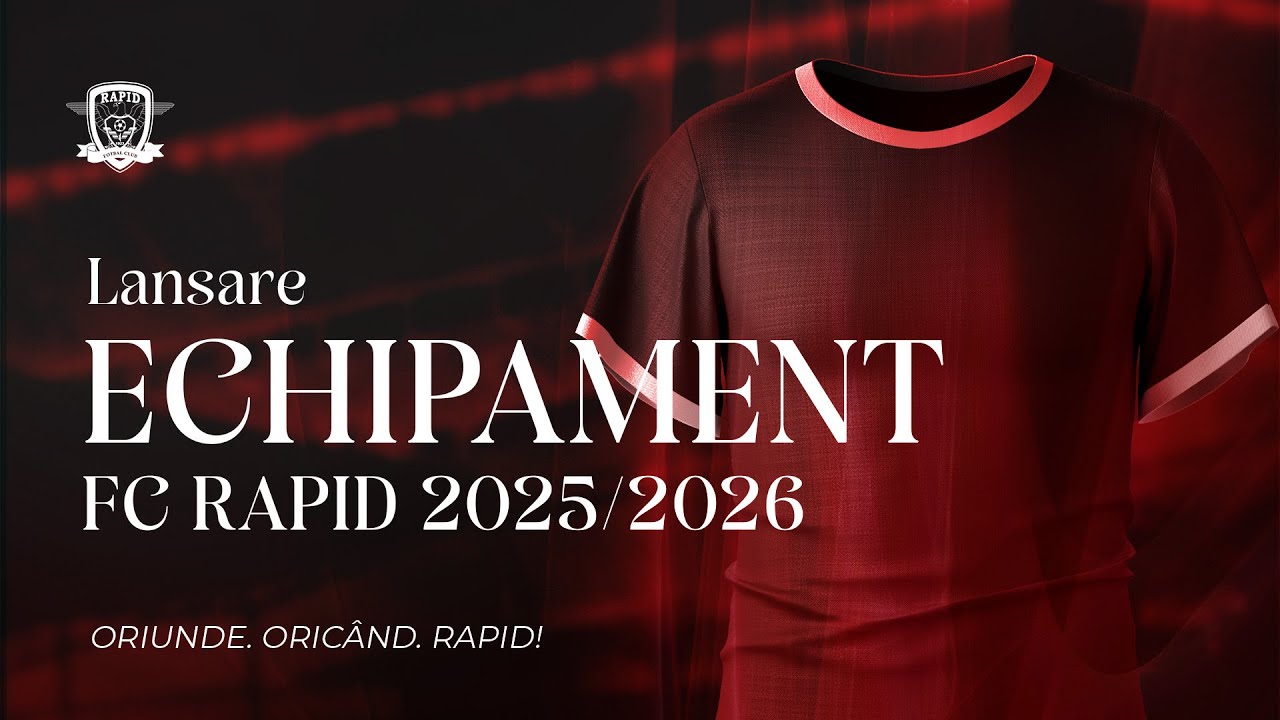 LIVE | Lansare echipament FC Rapid 2025/26 - YouTube