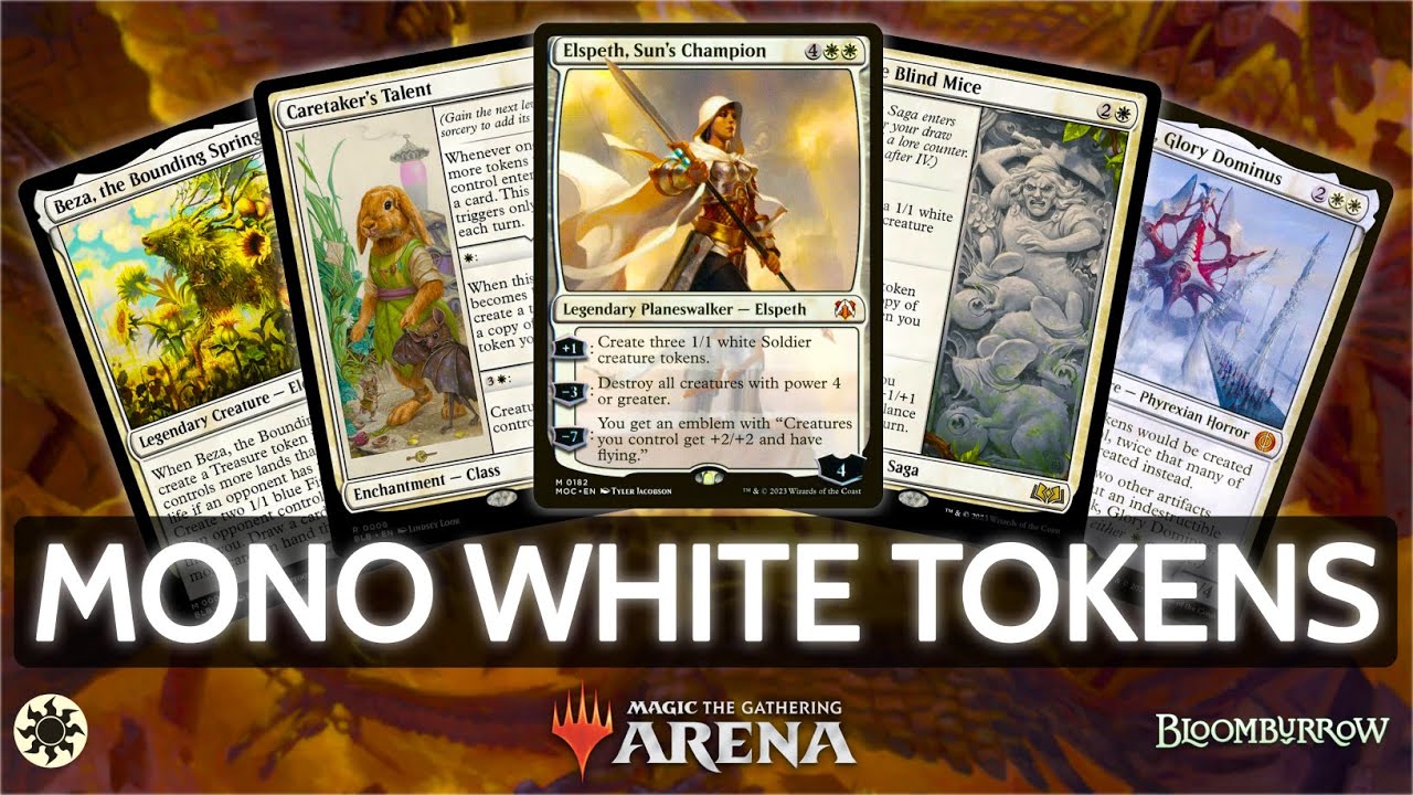⚪ Mono White Tokens | MTG Arena | Explorer | BO3 | Bloomburrow - YouTube