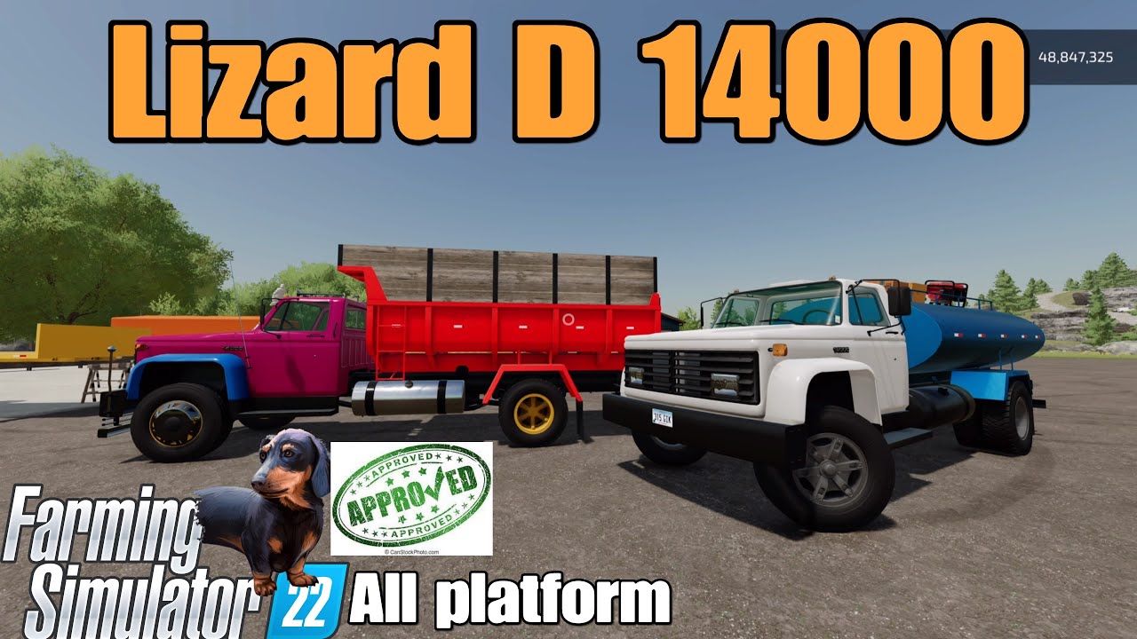 Lizard D 14000 / FS22 mod for all platforms - YouTube