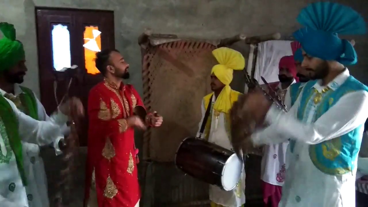 Deep K Sidhu Playing Folk Instrument Bugchu (Bugdu) , Dhol, Gidda ...