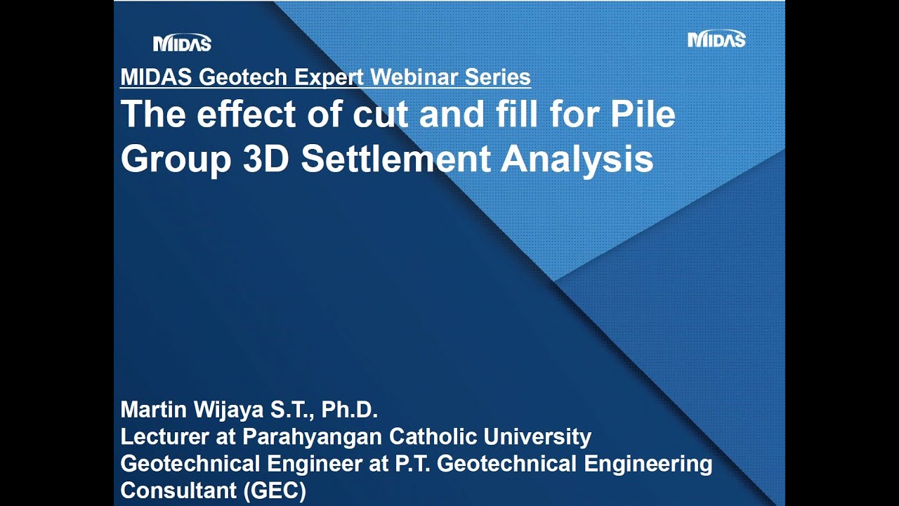 Case Study: The Effect Of Cut And Fill For 3D Settlement Analysis - YouTube