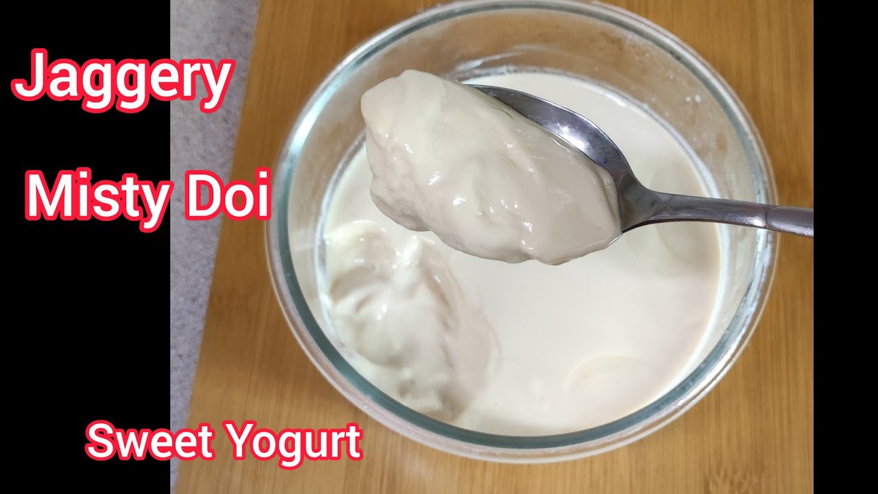 How to Make Jaggery Misti Doi Recipe | Bangali Misty doi Recipe | Sweet ...