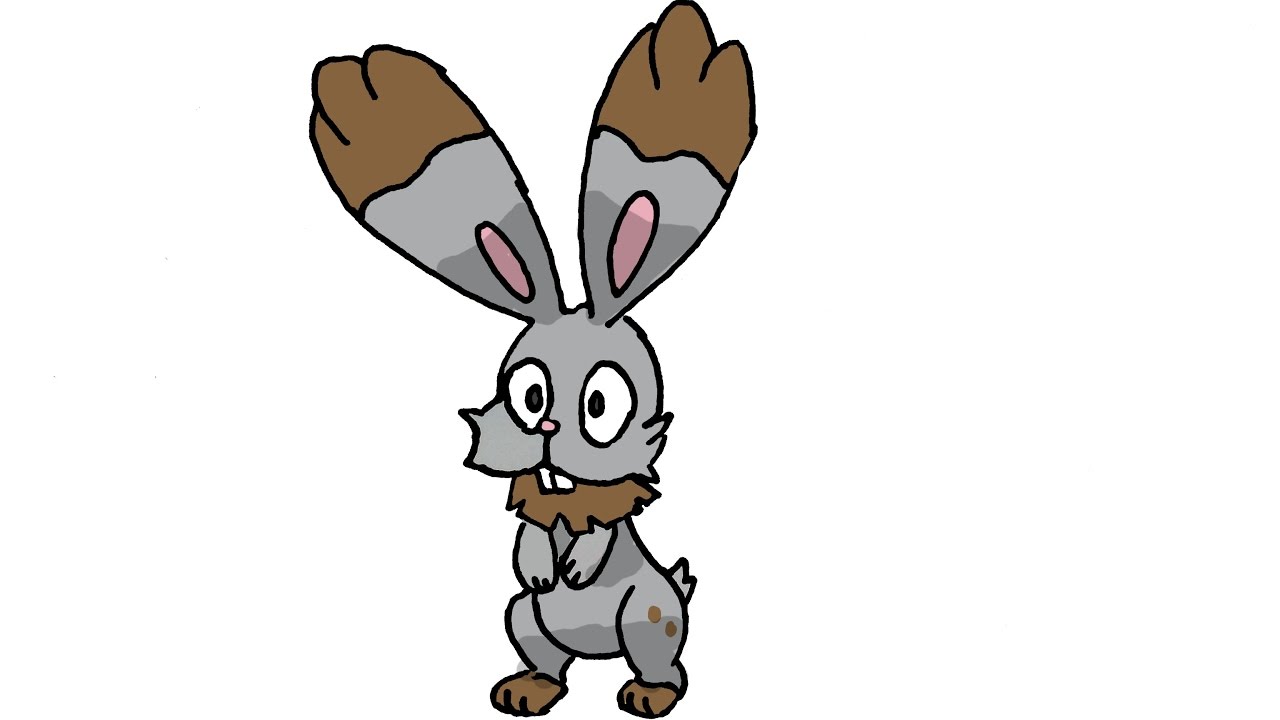 How To Draw Bunnelby (POKEMON) - YouTube