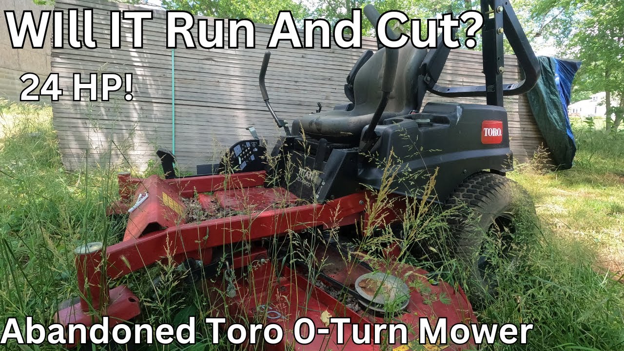 Will This ABANDONED Toro Zero-Turn Lawn Mower Run And Cut Again? It sat ...