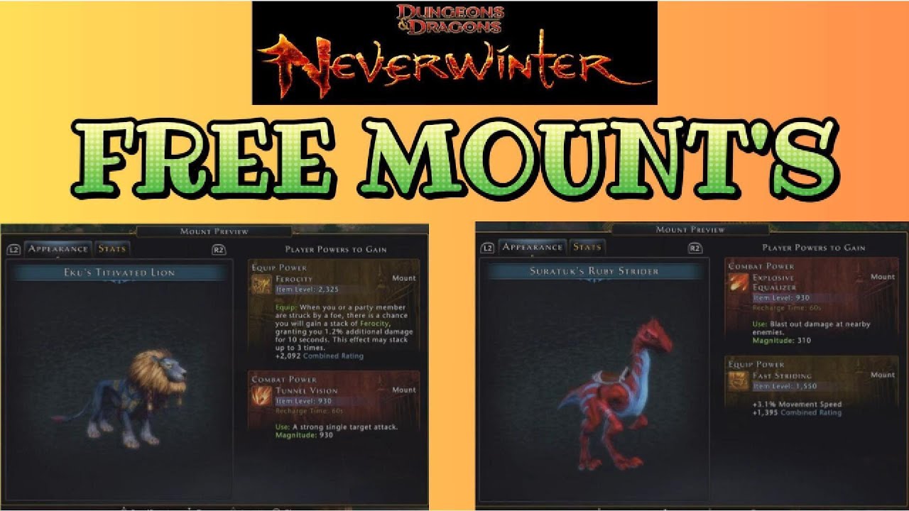 HOW TO GET FREE MOUNT'S - YouTube