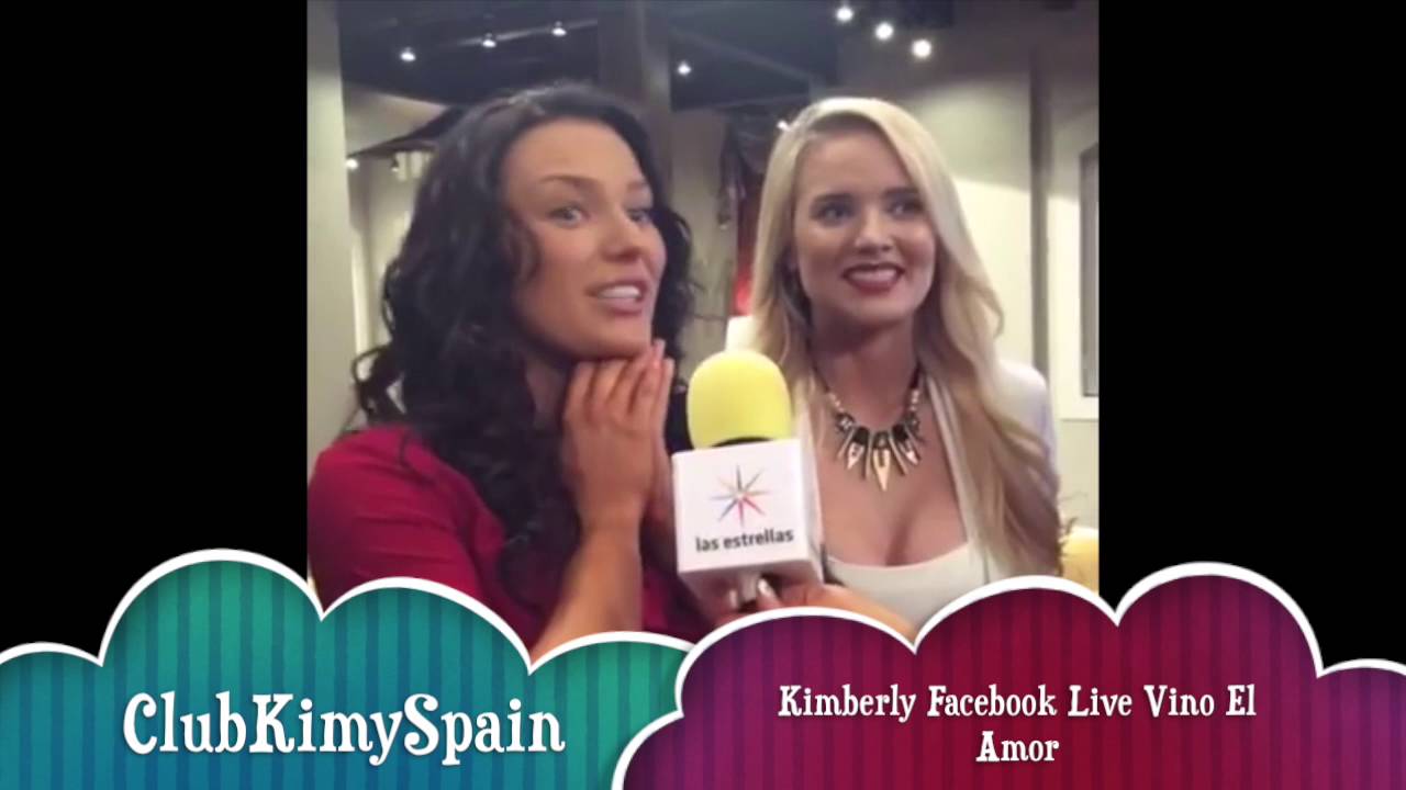 Kimberly Facebook Live De VINO EL AMOR - YouTube