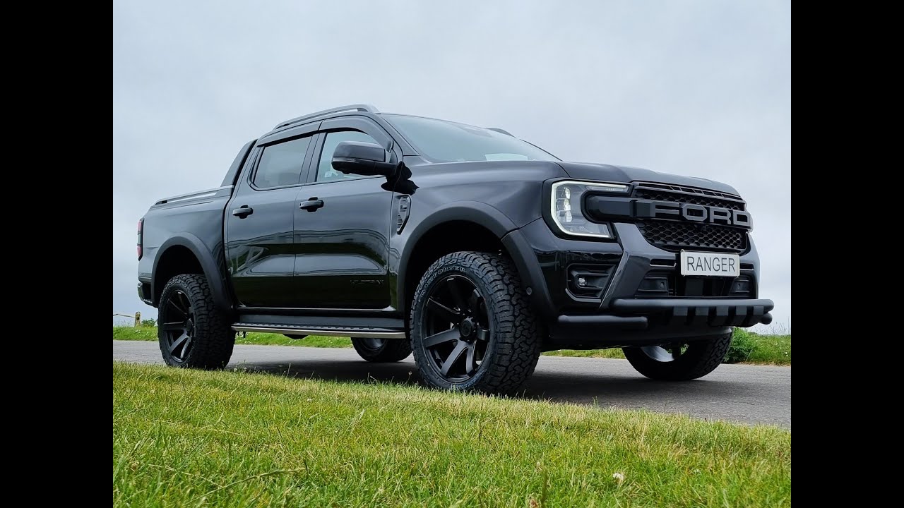 New Shape Ford Ranger Wildtrak Custom in Black at Downs Autos Ltd. www ...