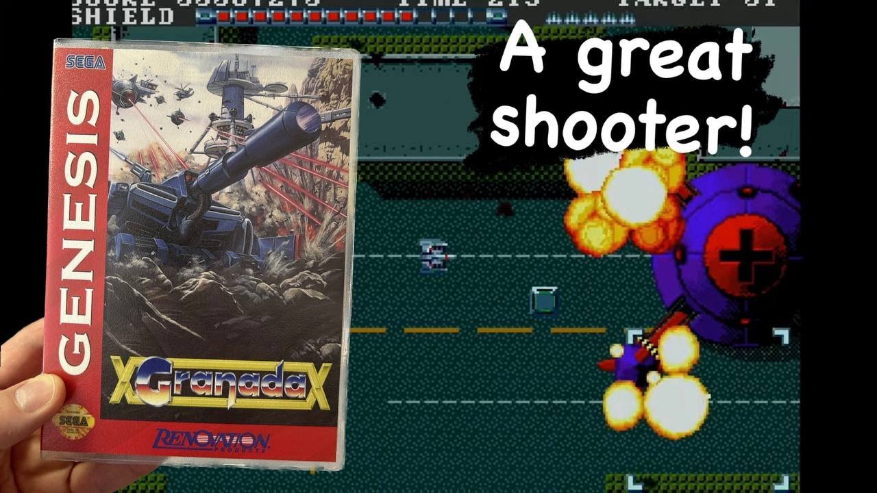Granada (Sega Genesis) - A Highly Underrated Top-Down Shooter - YouTube
