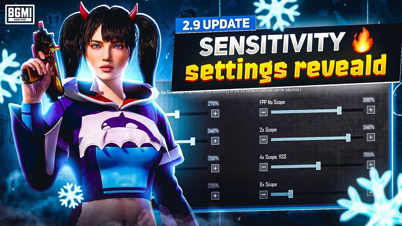 BGMI 2.9 New Update SENSITIVITY & SETTING REVEALED | BEST ZERO RECOIL ...