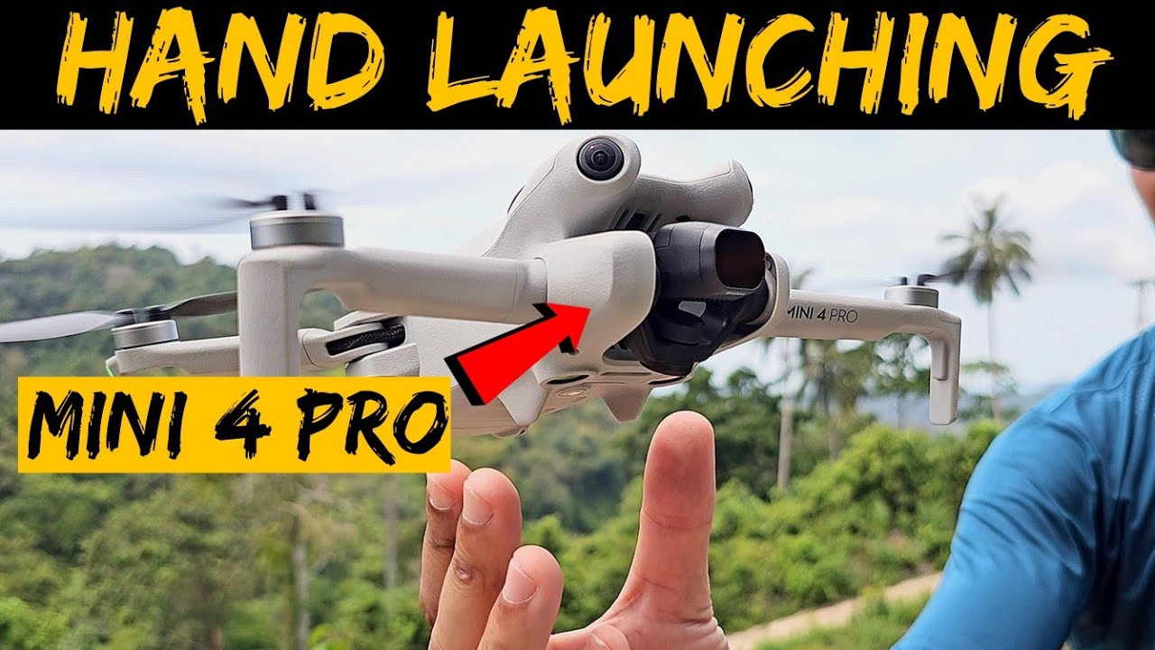How to Hand Launch Your Drone - DJI Mini 4 Pro - YouTube
