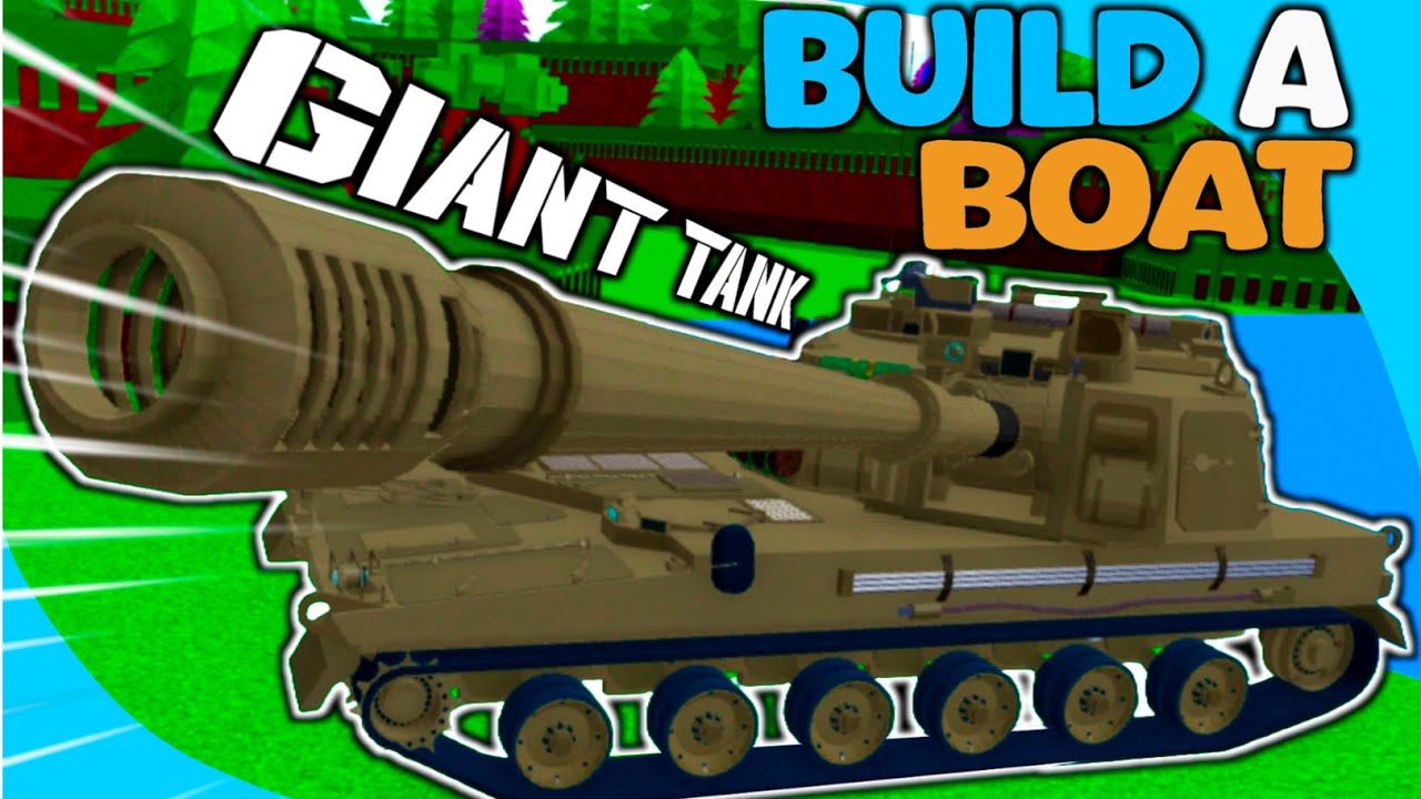 GIANT TANK DESTROYER | Build a Boat for Treasure - YouTube