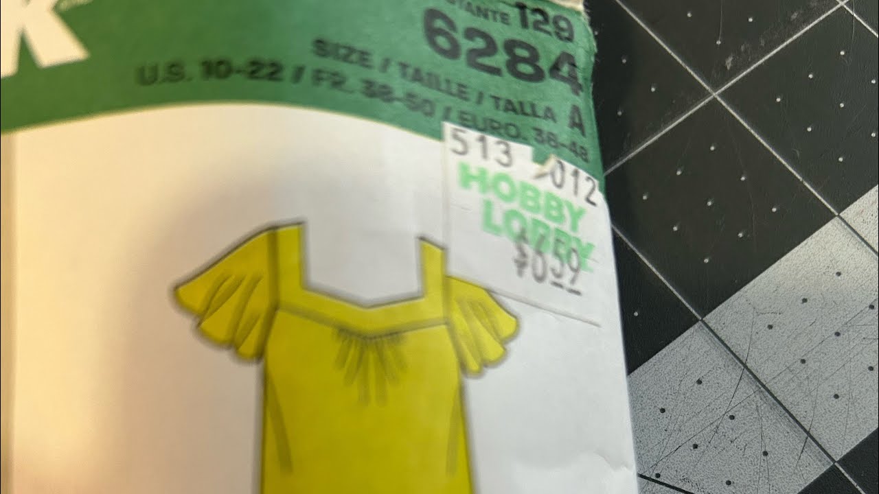 New Look 6284, tutorial of pattern - YouTube