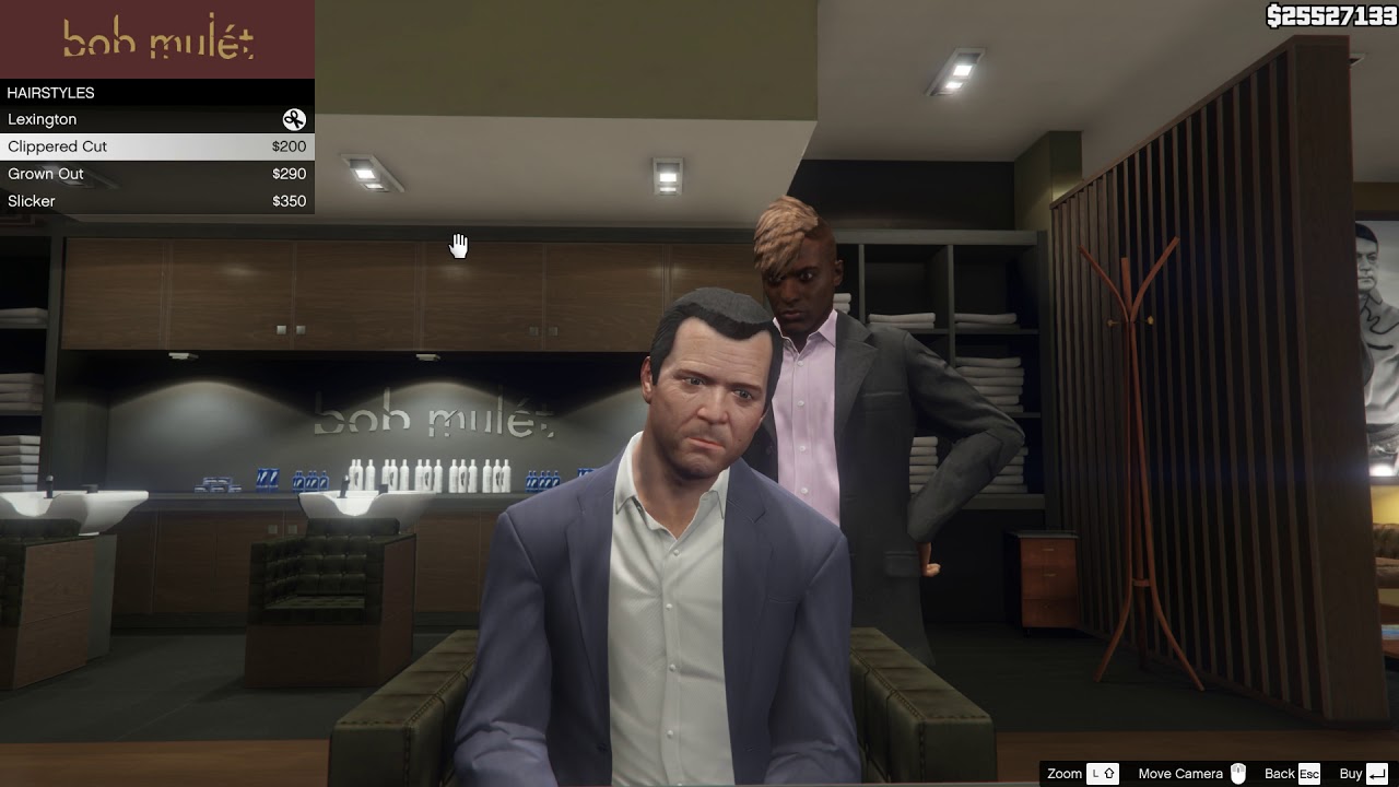 Grand Theft Auto V Bob Mulet Barbers - Michael - YouTube